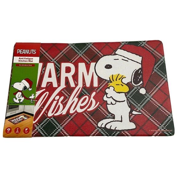 Peanuts | Kitchen | Peanuts Snoopy Antifatigue Mat 8x3 Warmwishes ...